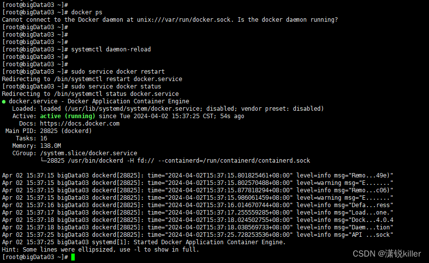 Cannot connect to the Docker daemon at unix:///var/run/docker.sock. Is the docker daemon running ...