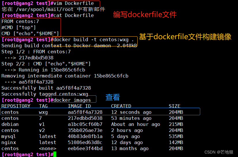 Docker容器-------dockerfile概念简介_点的作用是指定dockerfile文件所在目录,以及指定构建上下文,由于设定了-f选项所以-CSDN博客