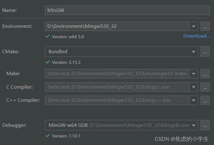 MinGW与Clion下载安装及使用详解_clion mingw-CSDN博客
