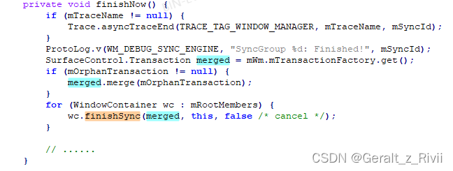 【Android14 ShellTransitions】（六）SyncGroup完成_addtransactioncommittedlistener-CSDN博客