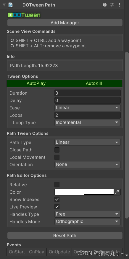 【unity3D】DoTween动画插件（下）_怎么判断unity dotween可视化路径编辑-CSDN博客