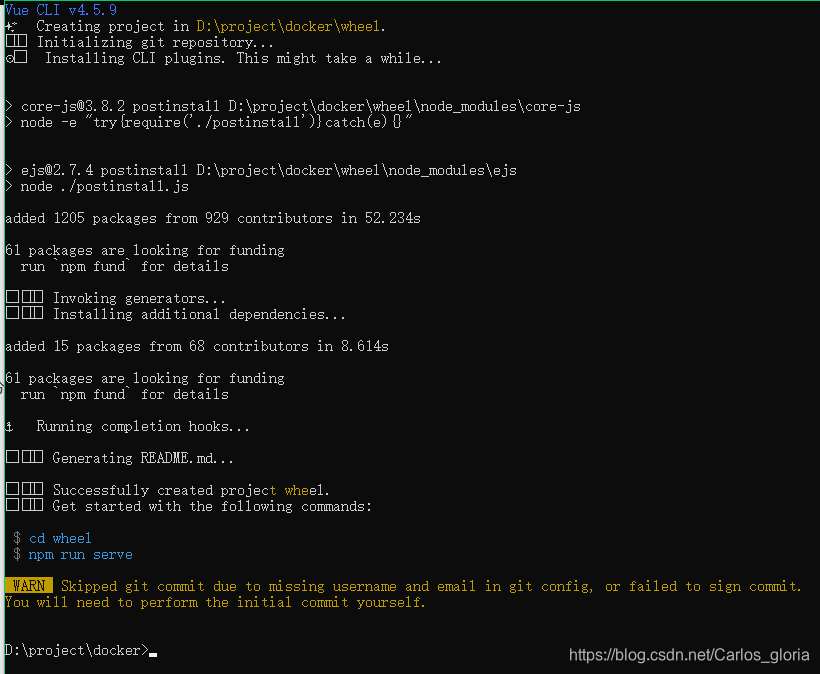 Vue入门篇：采用vue-cli4 快速搭建开发环境，并将项目发布到github上_overwrite、merge-CSDN博客