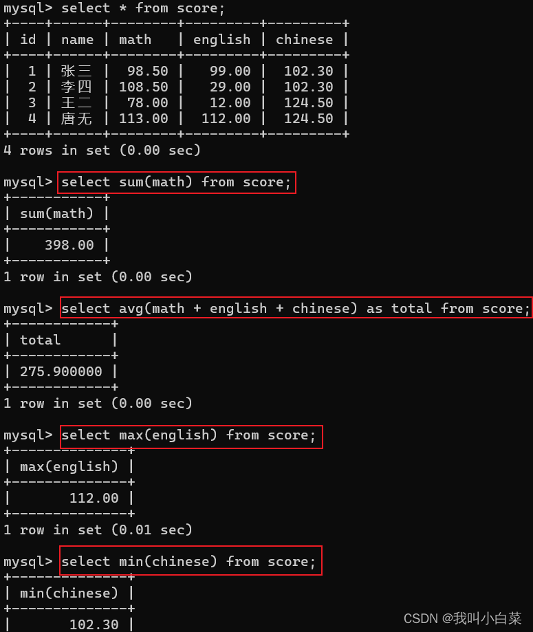 【mysql】超详细数据库的约束mysql的详细查询查询数据库表结构的约束 Csdn博客