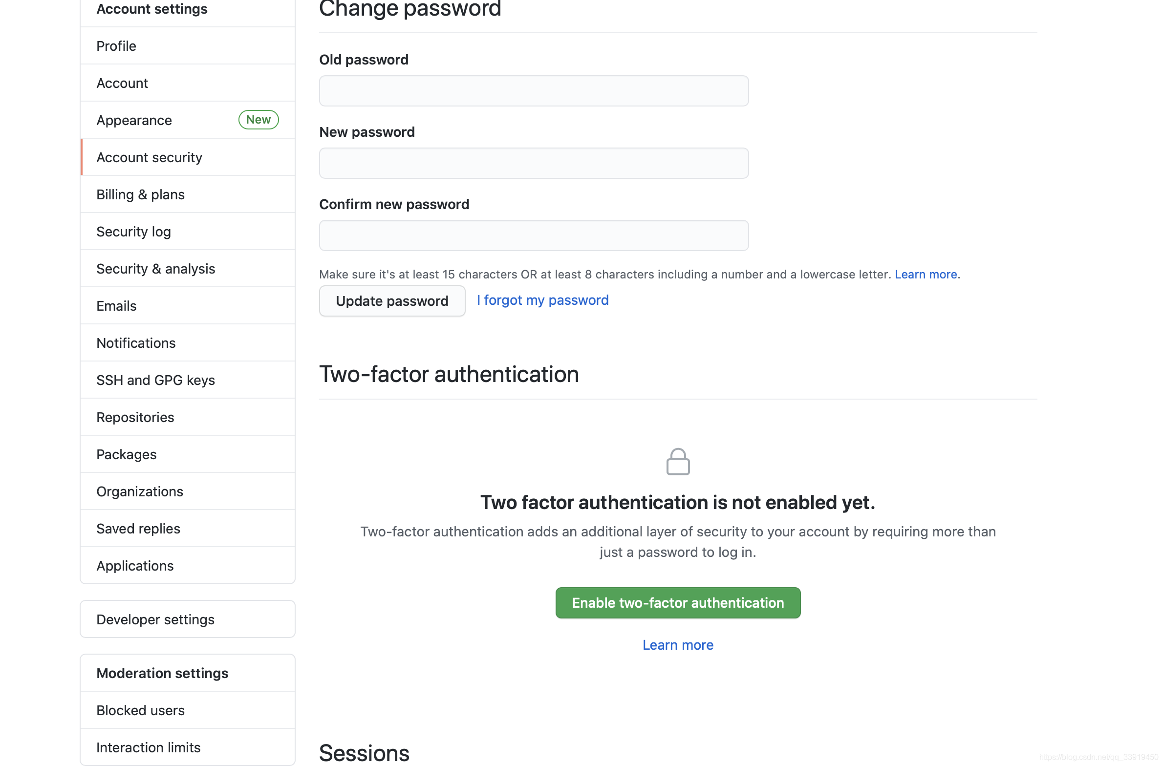Github账户开启双重验证（two-factor authentication）_the global settings require ...