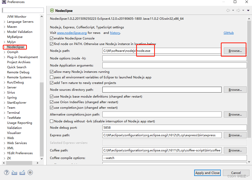 eclipse 配置 nodeclipse 插件-CSDN博客