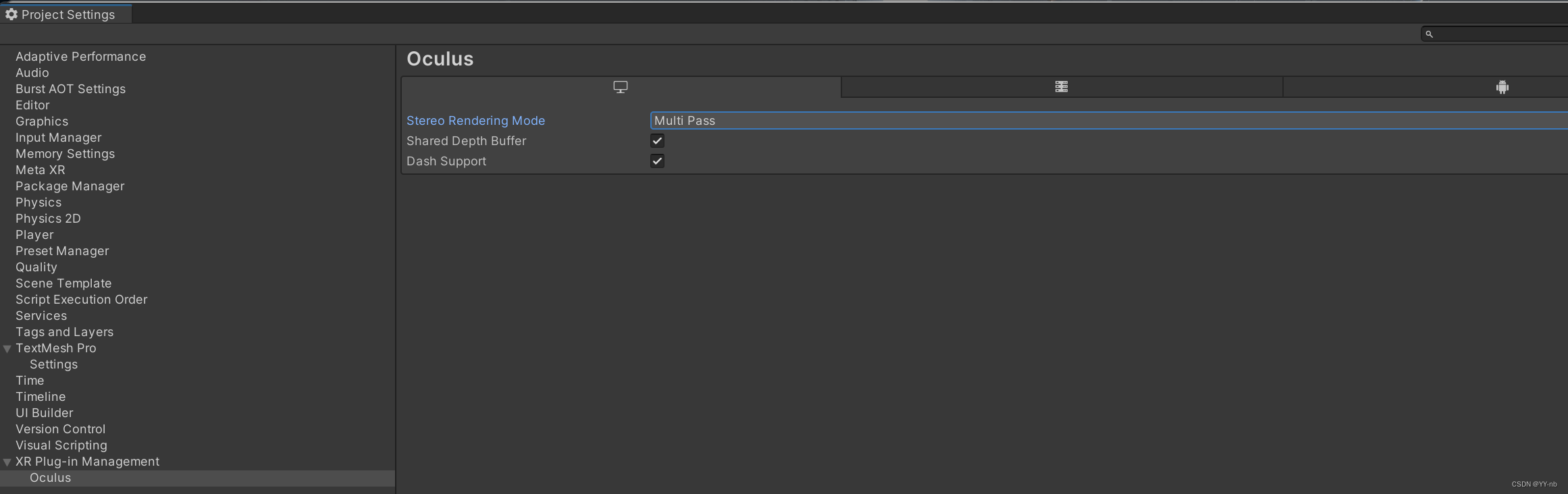 【重制版】Unity Meta Quest 一体机开发：前期准备，Meta XR SDK导入和环境配置，配置玩家物体-CSDN博客