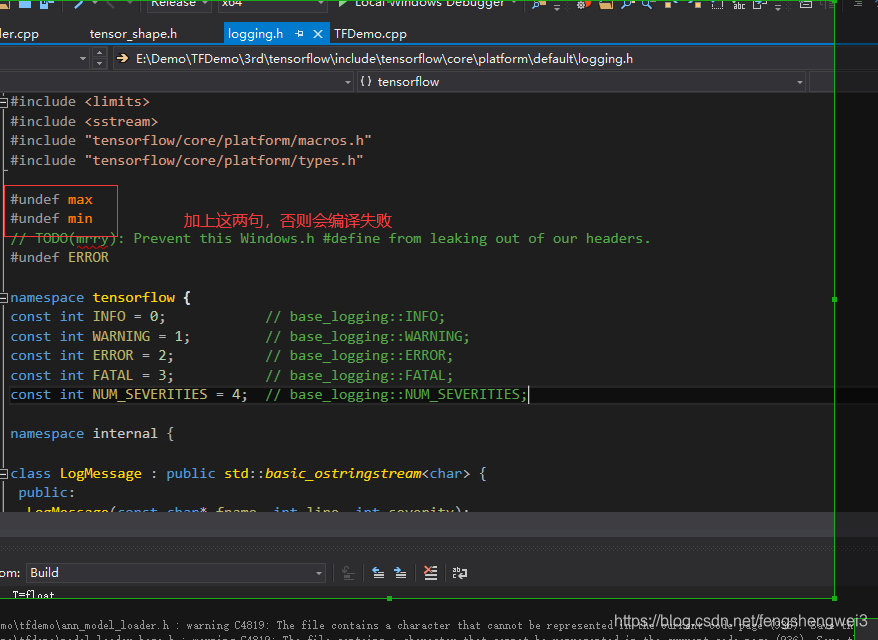 tensorflow训练的模型，用C++ 部署，需要的看过来_c++ tensorflow x32-CSDN博客