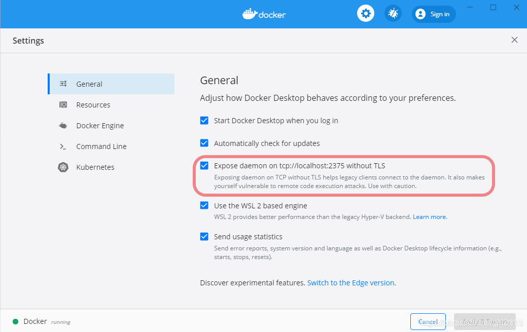 win10下完美安装ubuntu使用docker容器_docker desktop resources proxies-CSDN博客