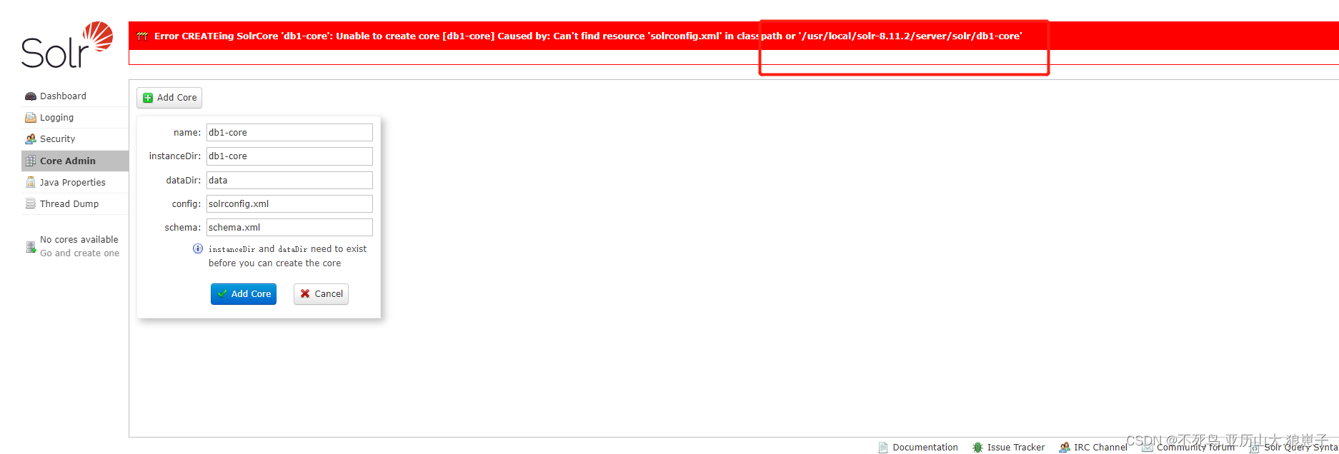 Solr（4）：Solr索引库说明及创建_solr创建索引-CSDN博客