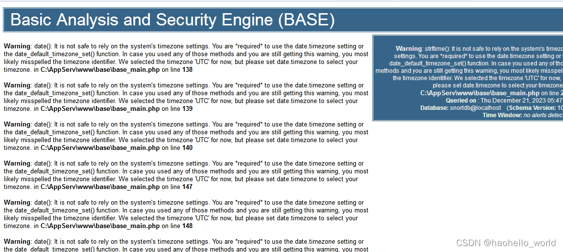 【2023】Windows环境搭建Snort+BASE入侵检测系统_snort系统-CSDN博客