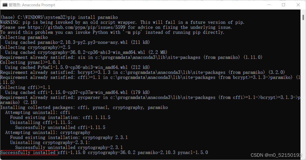 PermissionError: [WinError 5] 拒绝访问。: ‘c:\\program files\\python36\\lib\\site-packages\\pip-9.0.3 ...