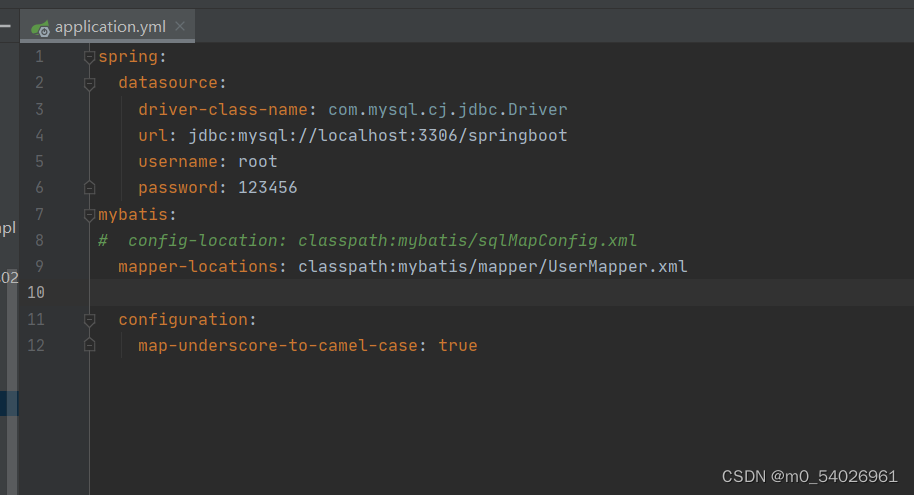 Springboot整合mybatis_springboot mybatis-config.xml-CSDN博客