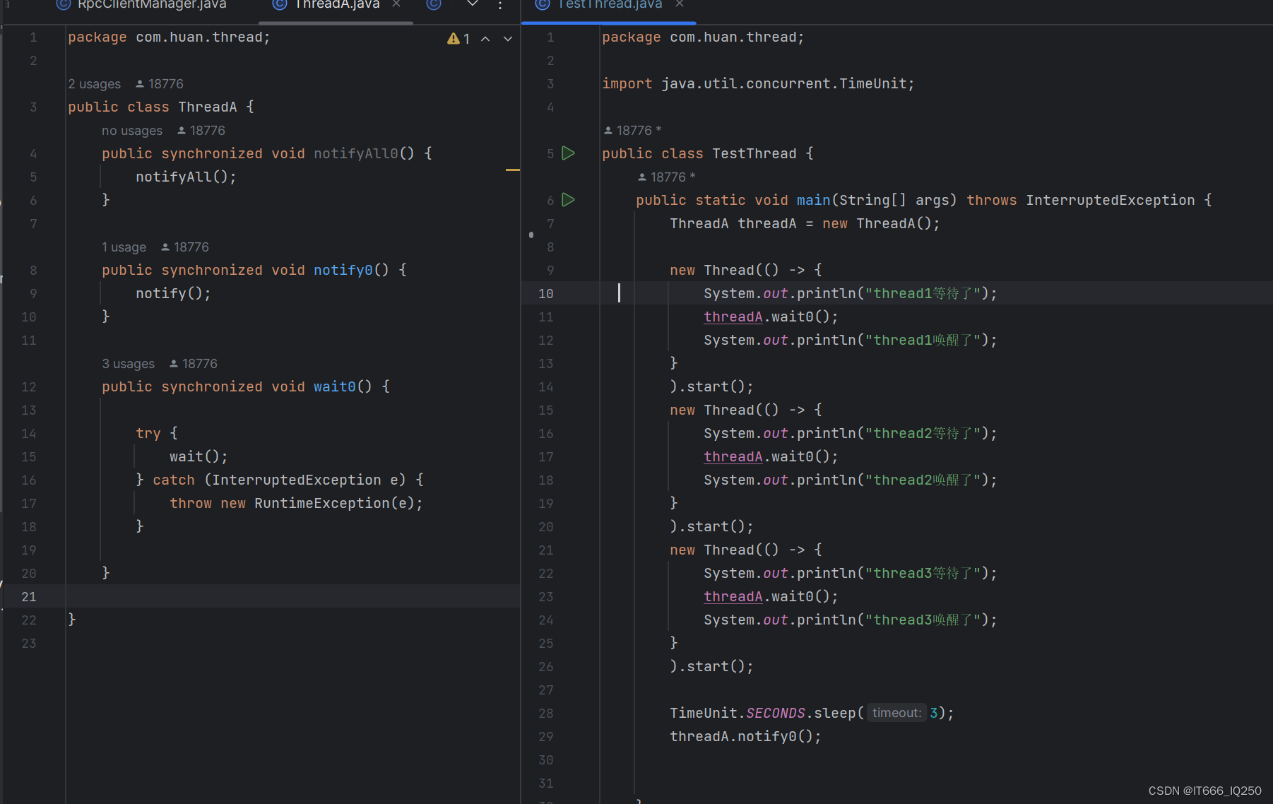 java线程notifyAll方法和wait方法-CSDN博客