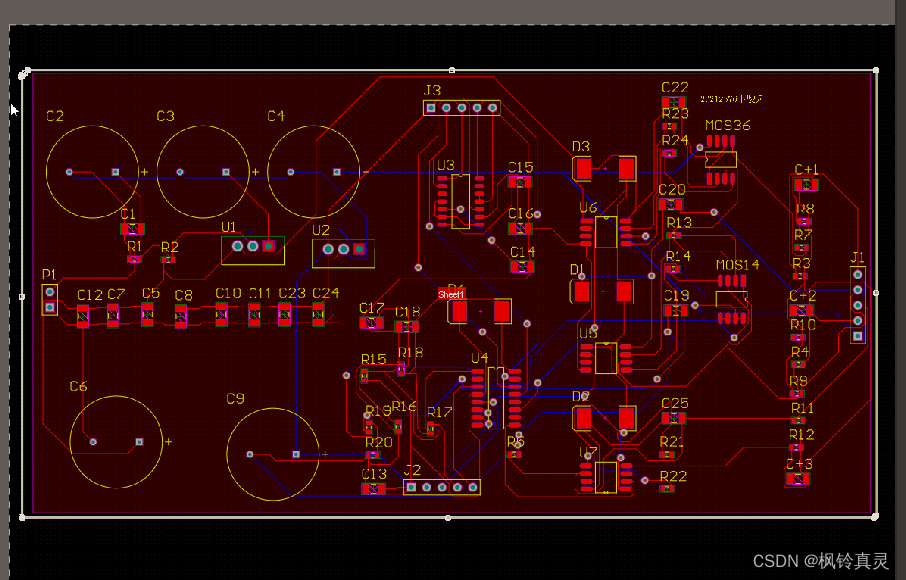 AD22 最后切割PCB板的形状或者尺寸_pcb裁剪板子-CSDN博客