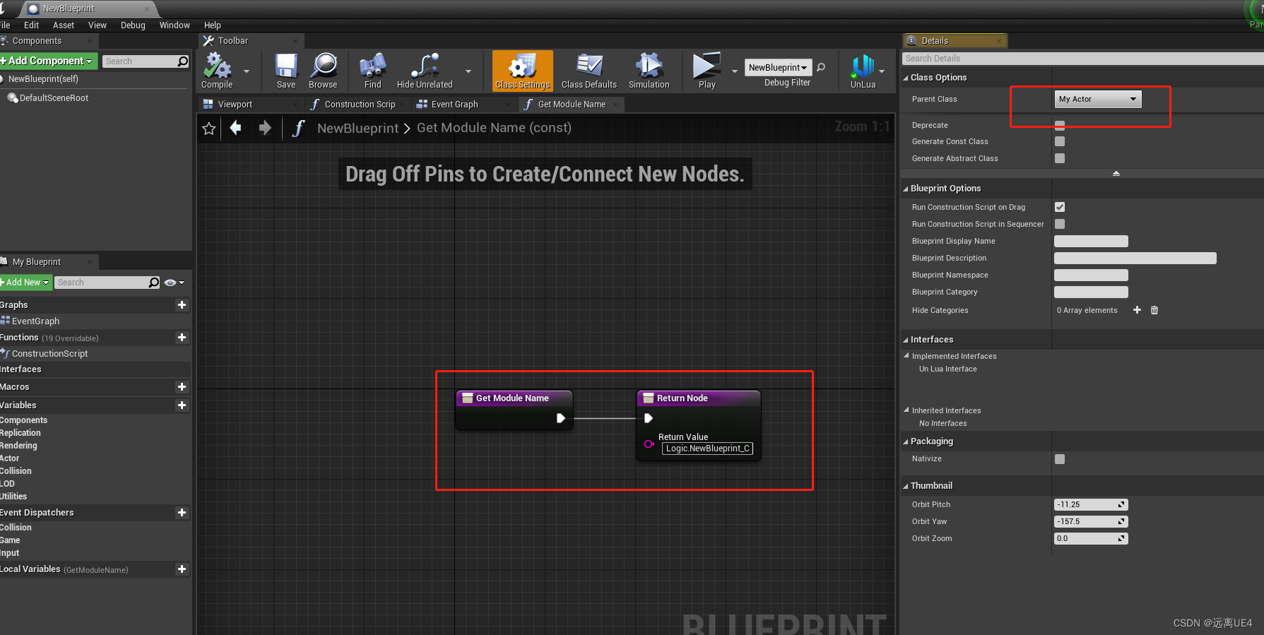 UE4 unlua学习笔记_ue4 如何使用lua-CSDN博客