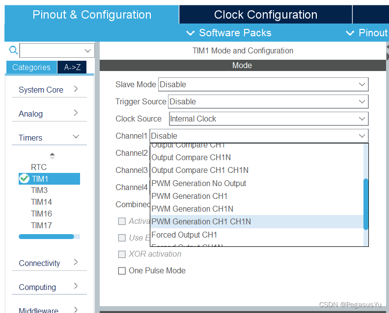 Stm32 Tim Pwm中阶操作:互补pwm输出stm32 互补pwm Csdn博客