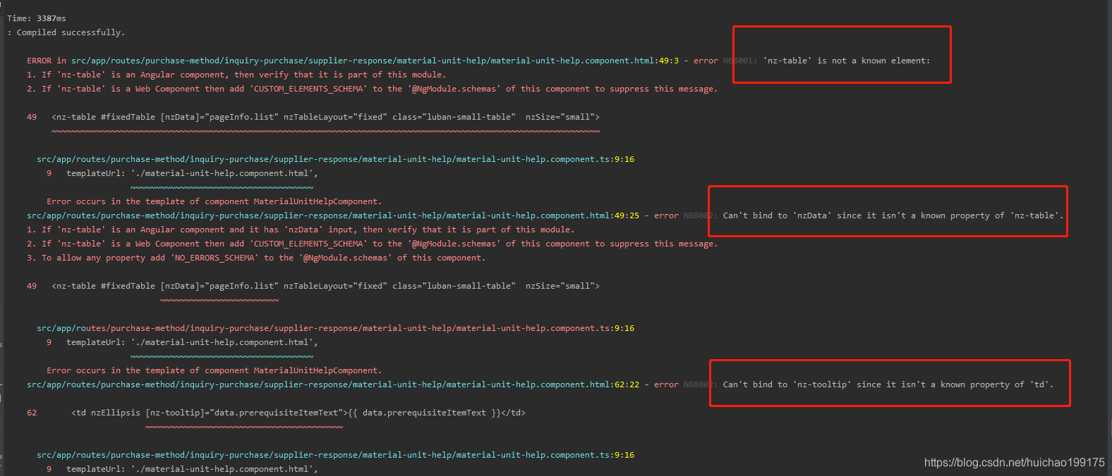 angular10 NG-ZORRO ‘nz-table‘ is not a known element:报错问题_nz-divider' is not a known element-CSDN博客