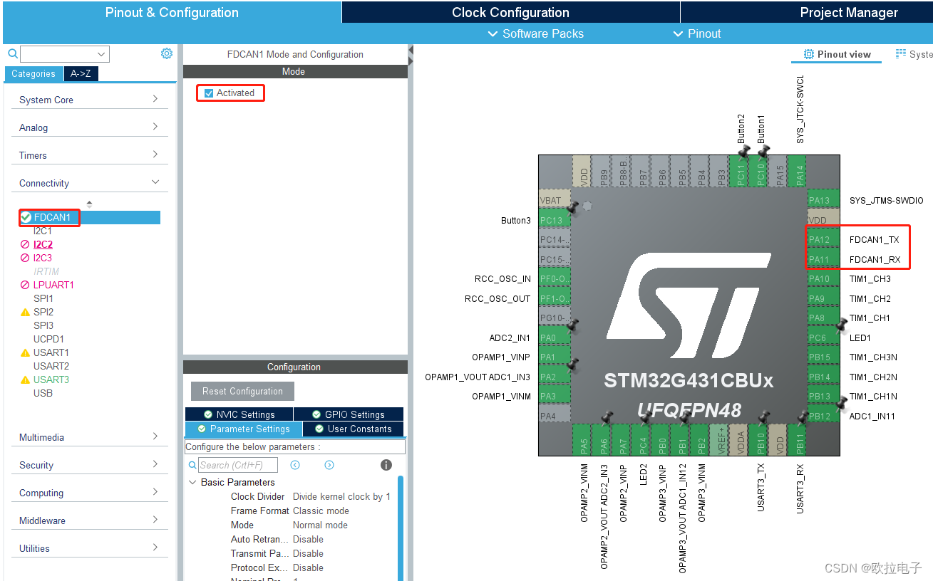 STM32G4 Simulink FOC开发实战--第十二章：CAN/CANFD通讯_stm32g4 can-CSDN博客