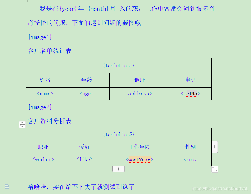 Java Poi Word模板数据替换工具类（支持图片和表格）java中将word模板字段转换为数据或图片 Csdn博客