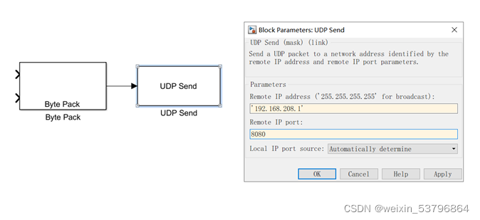 基于simulink搭建UDP简单通讯实验_simulink udp接收模块-CSDN博客