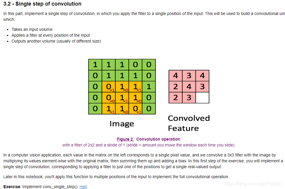 吴恩达 第四课第一周 编程 Convolution model - Step by Step - v2_use the corners to ...