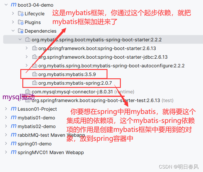 SpringBoot整合Mybatis_spring boot mybatis scan-CSDN博客