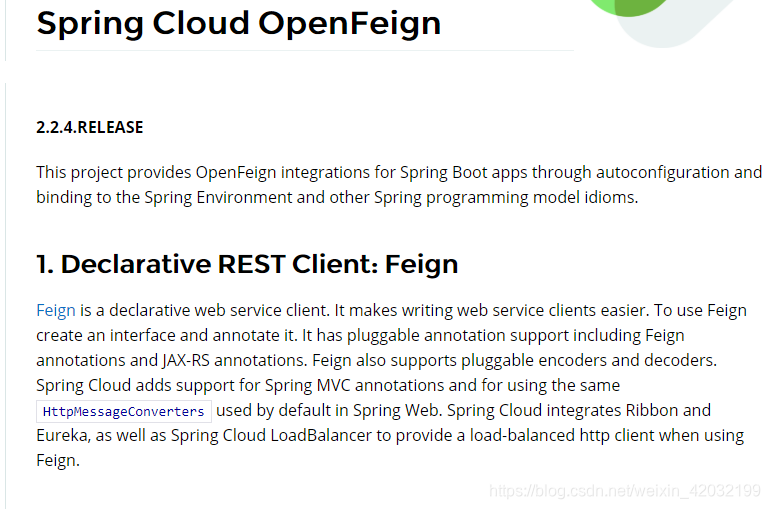 Spring Cloud（十）OpenFeign 服务调用_2.2.4.release openfeign-CSDN博客