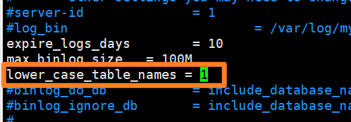 在my.cnf里设置了lower_case_table_names=1但是却没有变化_lower-case-table-names=1-CSDN博客