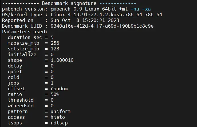 KeyarchOS内存基准测试benchmark之pmbench-CSDN博客