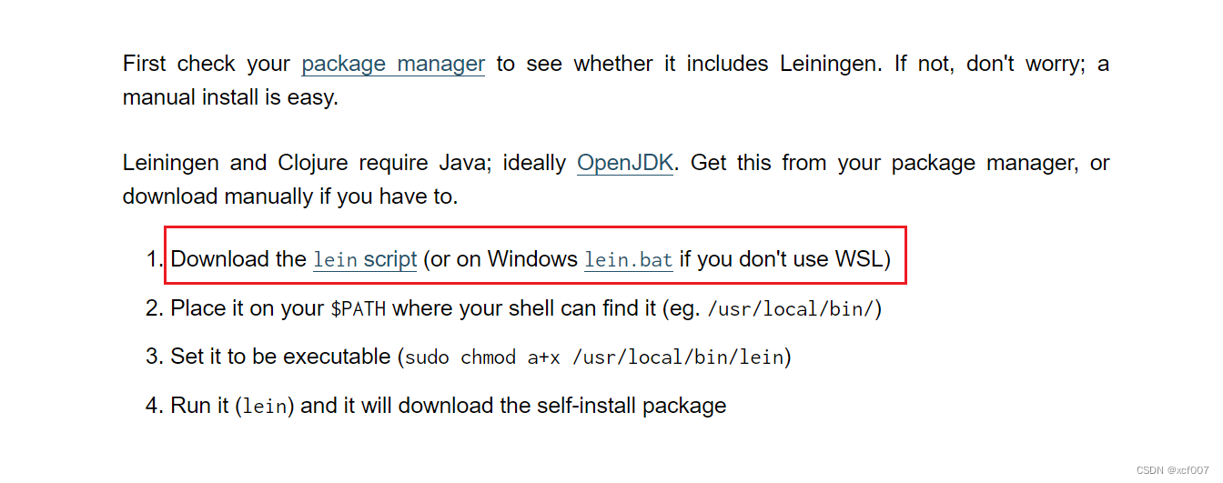 Leiningen配置使用-CSDN博客