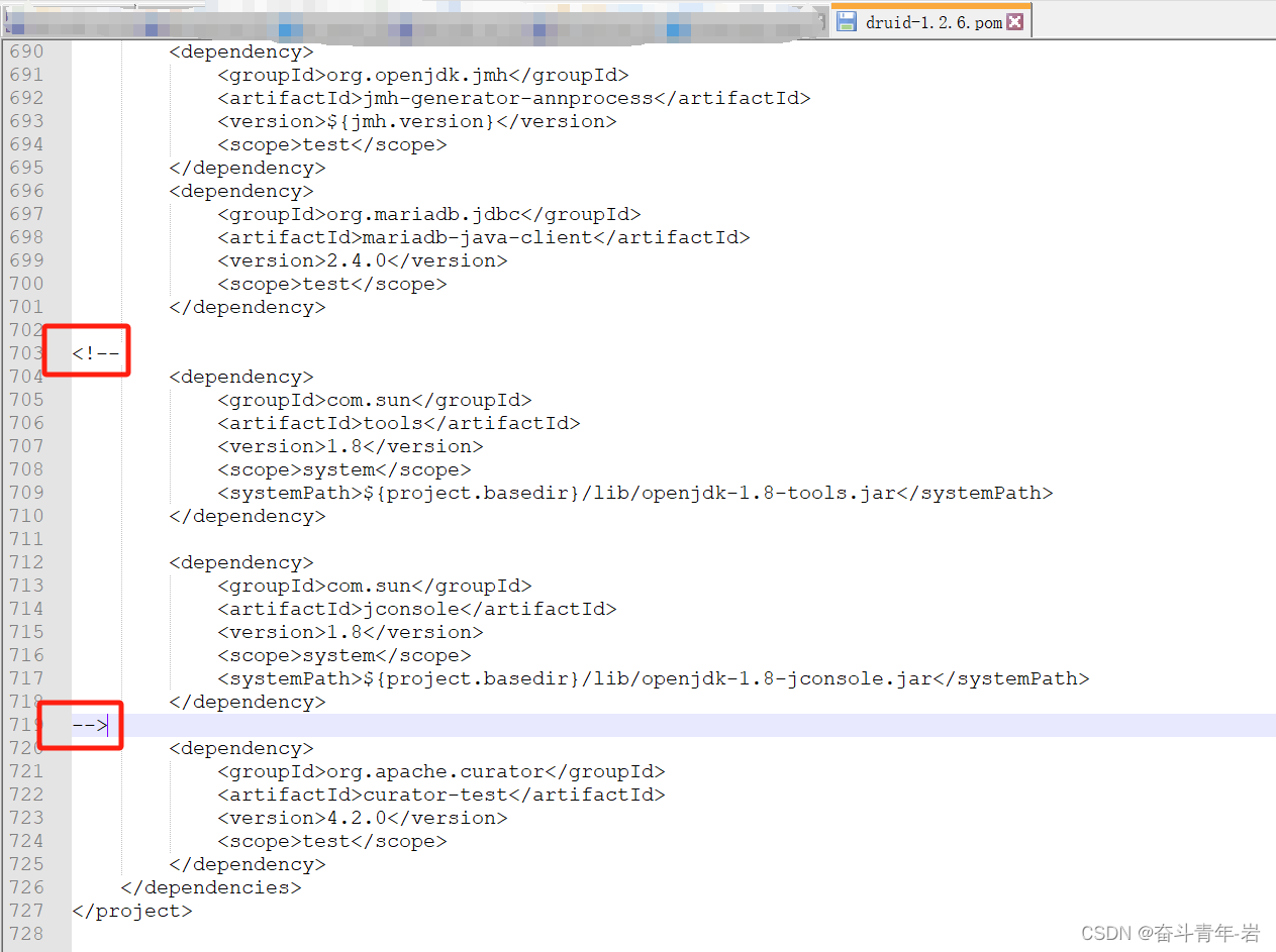 找不到openjdk-1.8-tools和openjdk-1.8-jconsole_druid 1.2.6 排除 openjdk-1.8 ...