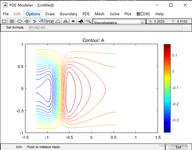 Matlab中PDETool实现磁场模拟与可视化详解,-CSDN博客