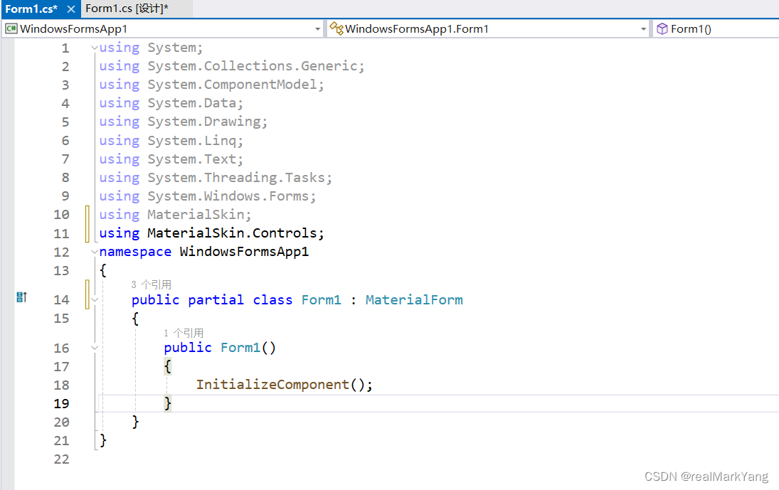 Winform第三方库MaterialSkin使用教程1---如何在Winform项目中导入MaterialSkin组件-CSDN博客