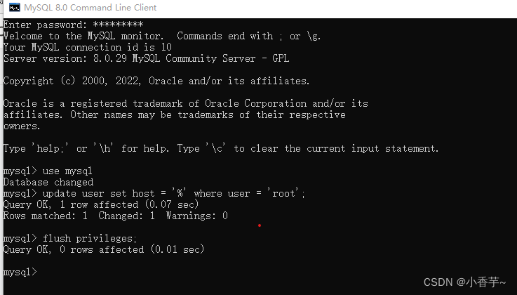 Host ‘DESKTOP-TD565UN‘ is not allowed to connect to this MySQL server_host desktop is not ...