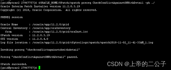 11G RAC PSU-CPU-OJVM补丁升级过程_oracle11g最新补丁-CSDN博客
