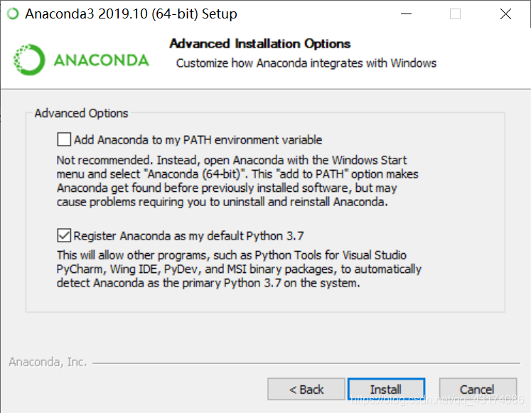 超详细——在win10下安装Anaconda环境并配置OpenCV（附下载地址及测试源码）_windows anaconda + opencv-CSDN博客
