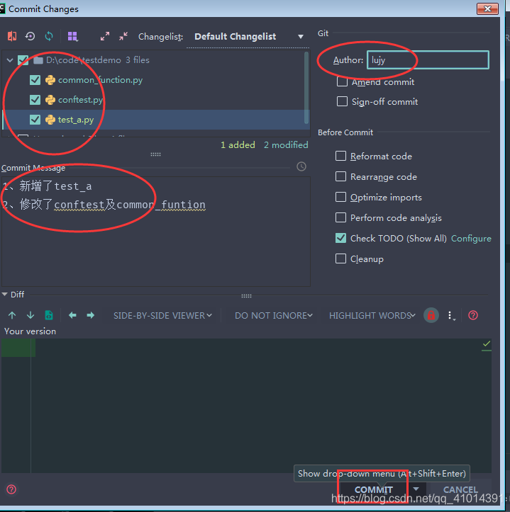 在Pycharm上提交代码到仓库_pycharm 提交代码是先merge还是先pull-CSDN博客