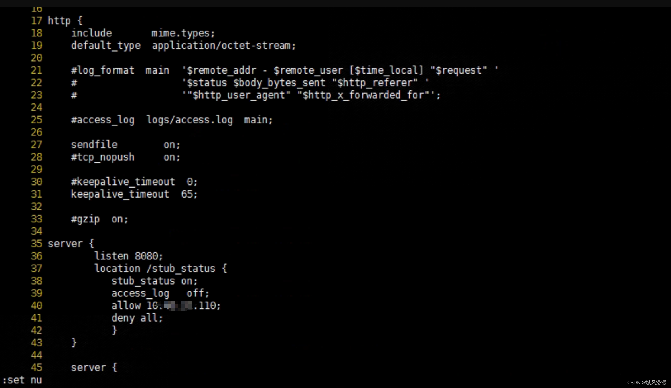 unknown directive “stub_status“ in /usr/local/nginx/conf/nginx.conf:xx_unknown directive stub ...