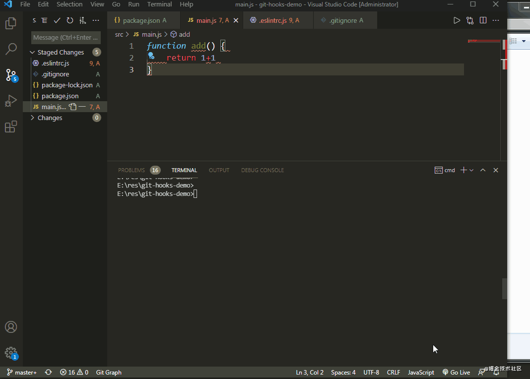 手写 git hooks 脚本_git config core.hookspath-CSDN博客