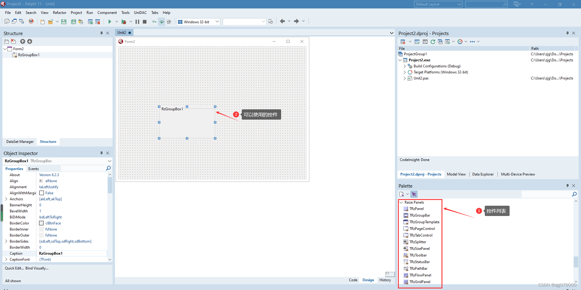 在Delphi 11版本安装 10.4的Raize 6.2.3 (XE8-XE10.4） 控件_raize delphi11-CSDN博客
