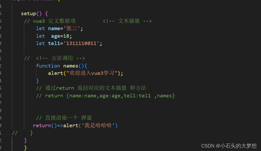 Vue3 核心语法 Setup函数概述vue3 Setup Methods Csdn博客 6593