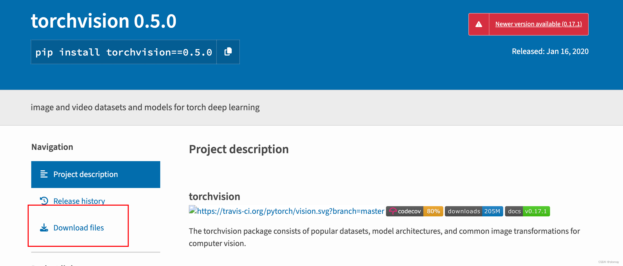 Linux ｜conda软件源没有指定的torchvision版本 ｜手动下载安装torchvision过程_torchvision手动下载-CSDN博客