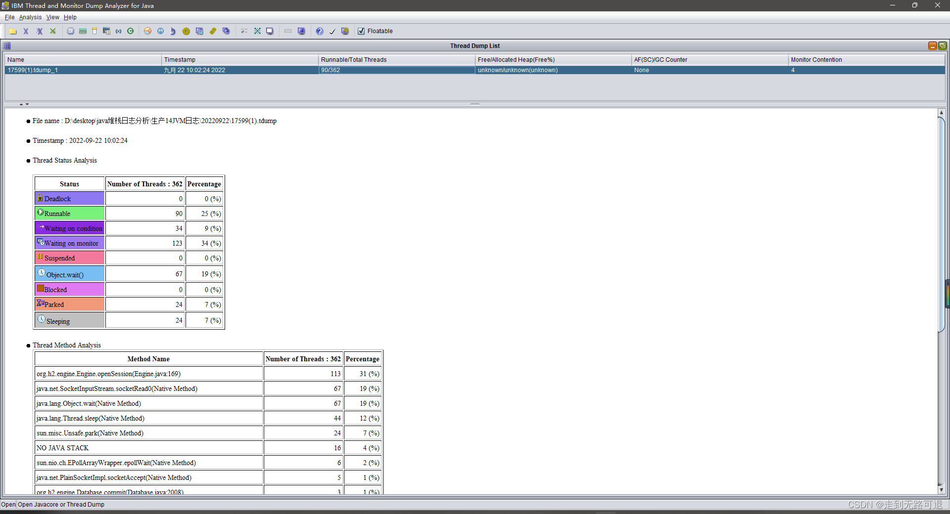 Jstack导出日志分析JAVA线程_jstack导出分析进程线程-CSDN博客