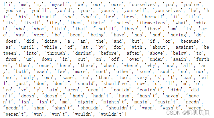 sklearn文档向量化（CountVectorizer、stopwords和ngram的简单举例）_sklearn ngram-CSDN博客