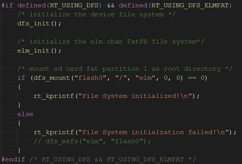 rt-thread下调试elmfat 问题记录-CSDN博客