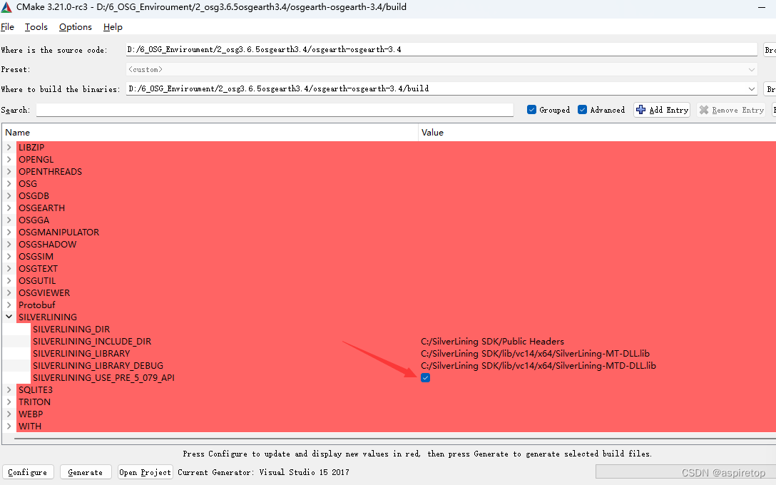 osg3.6.5+osgearth3.4+VS2017编译教程_osg3.6.5源码编译-CSDN博客