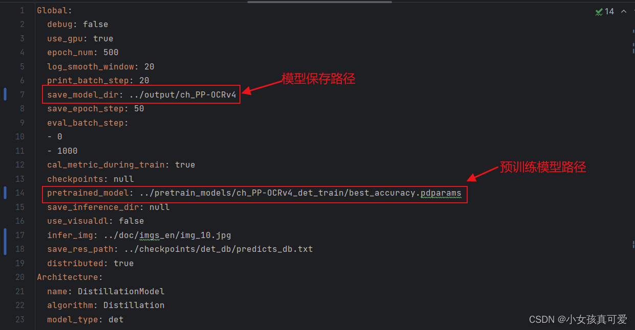 PaddleOCR训练自己模型（2）----参数配置及训练_paddleocr det cls rec模块-CSDN博客