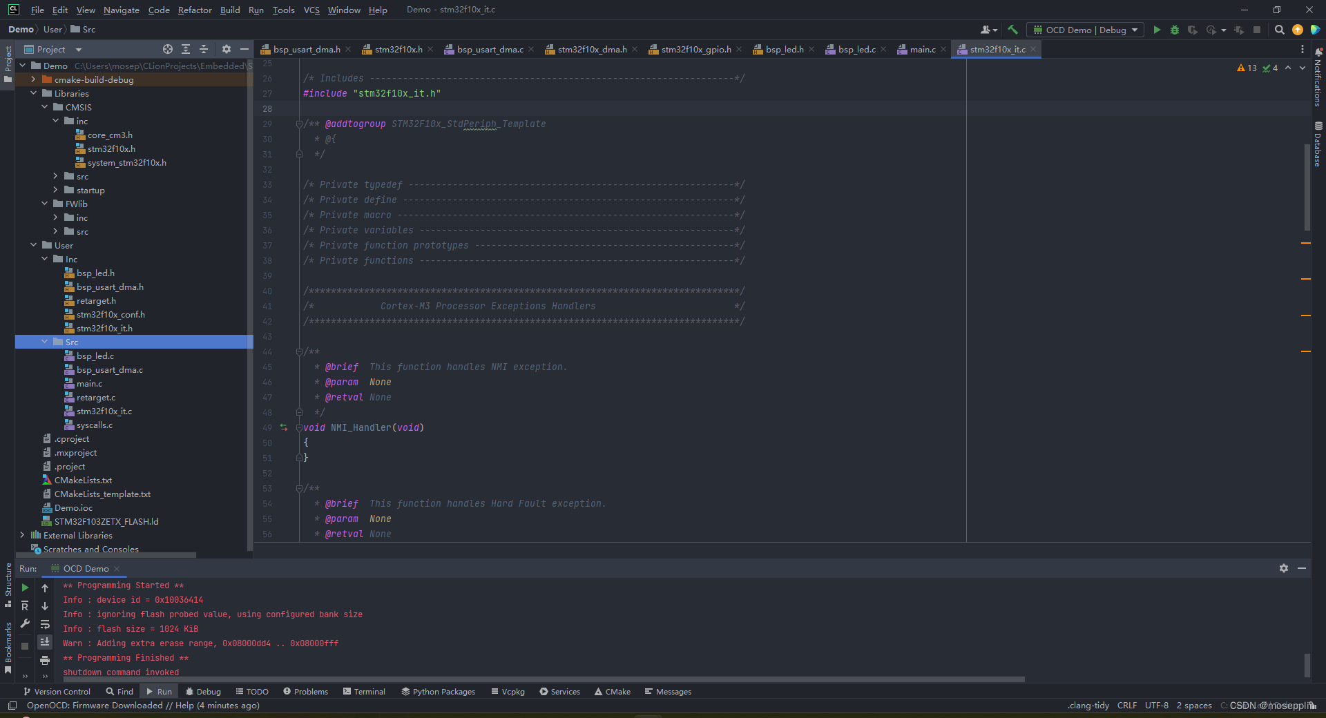 STM32野火keil 工程用CLion创建模板_clion模板-CSDN博客