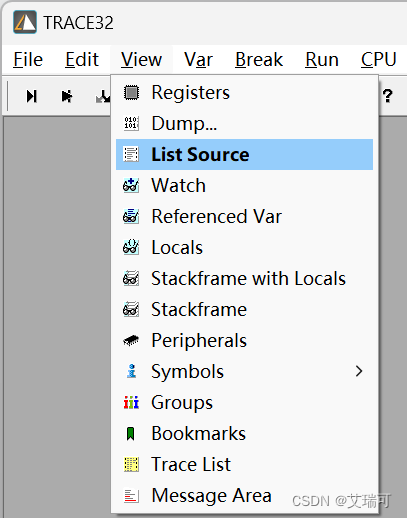TRACE32常用命令——List查看源码_trace32上怎么看到c源码-CSDN博客